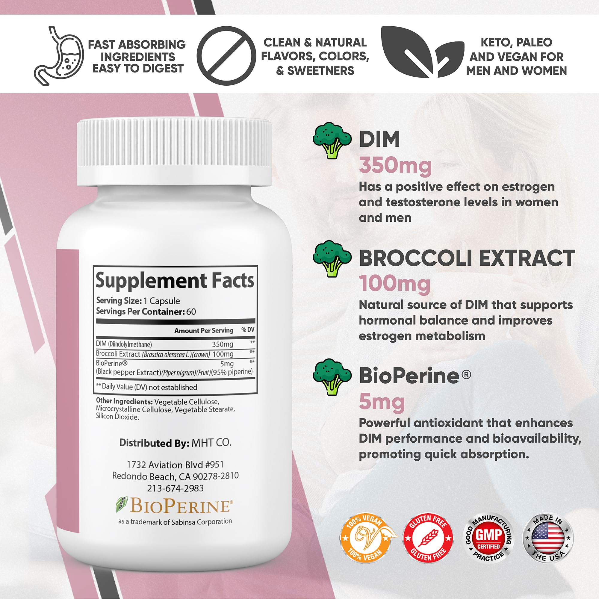 non-GMO blended vitamin & mineral supplements