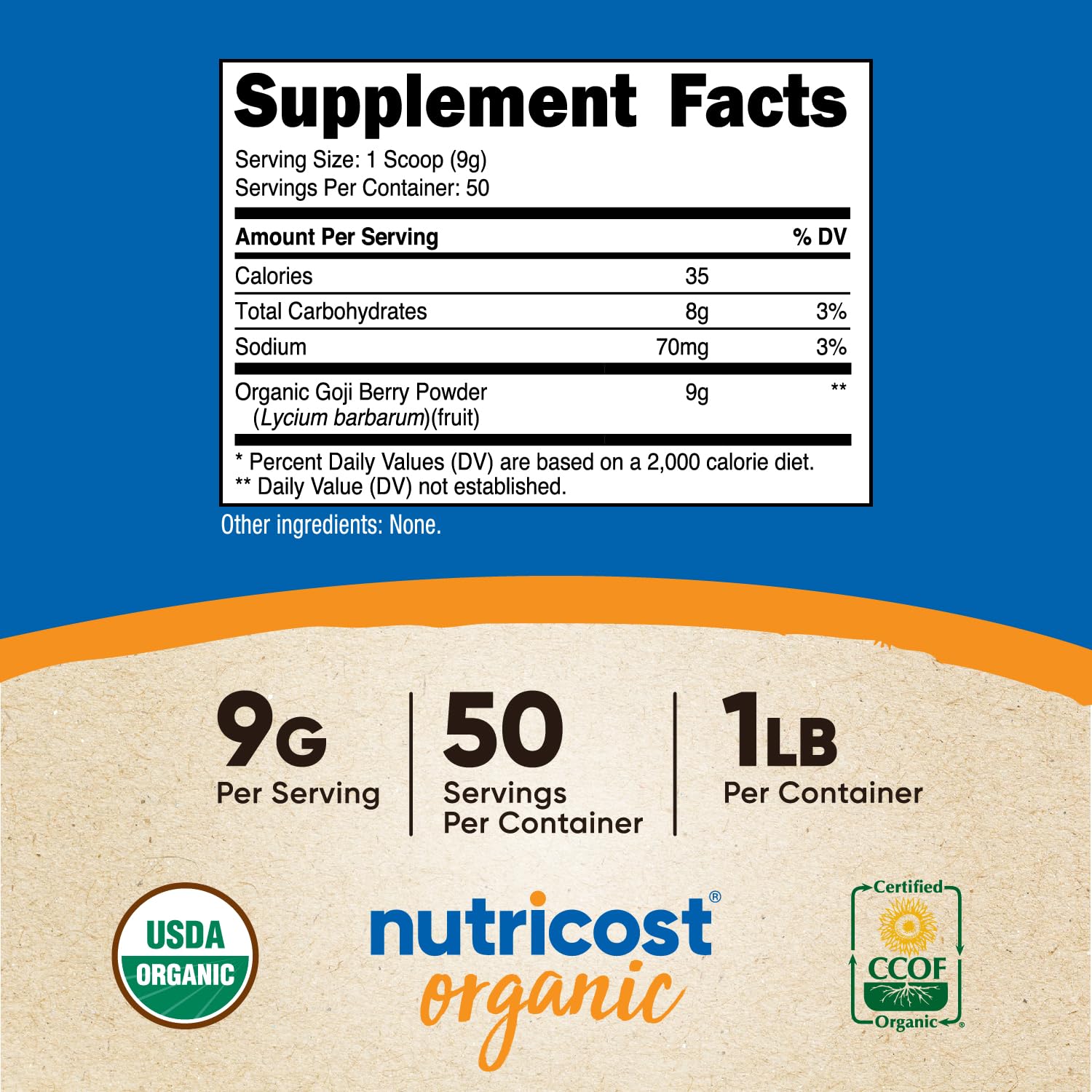 non-GMO blended vitamin powder