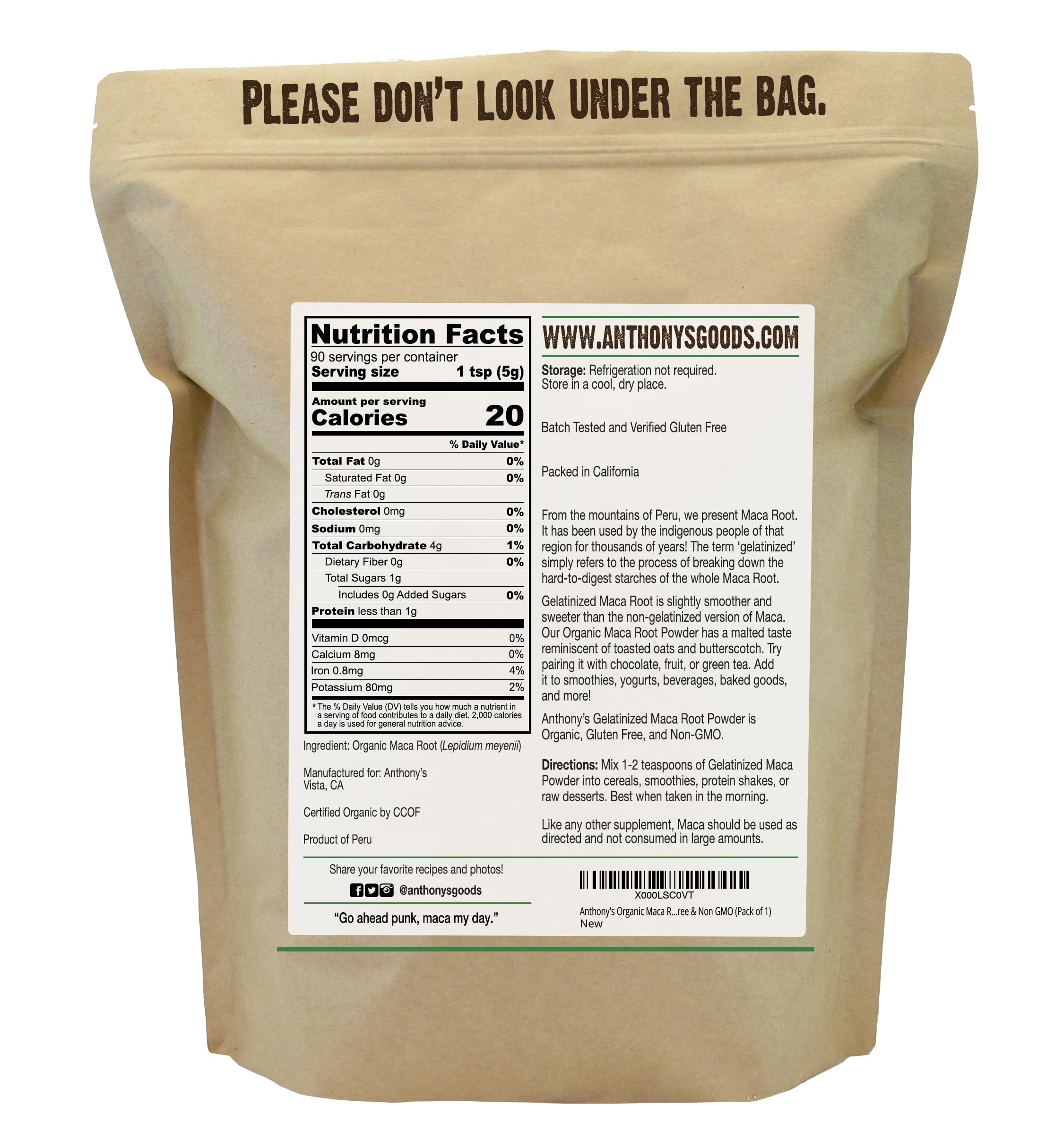 non-GMO blended vitamin powder