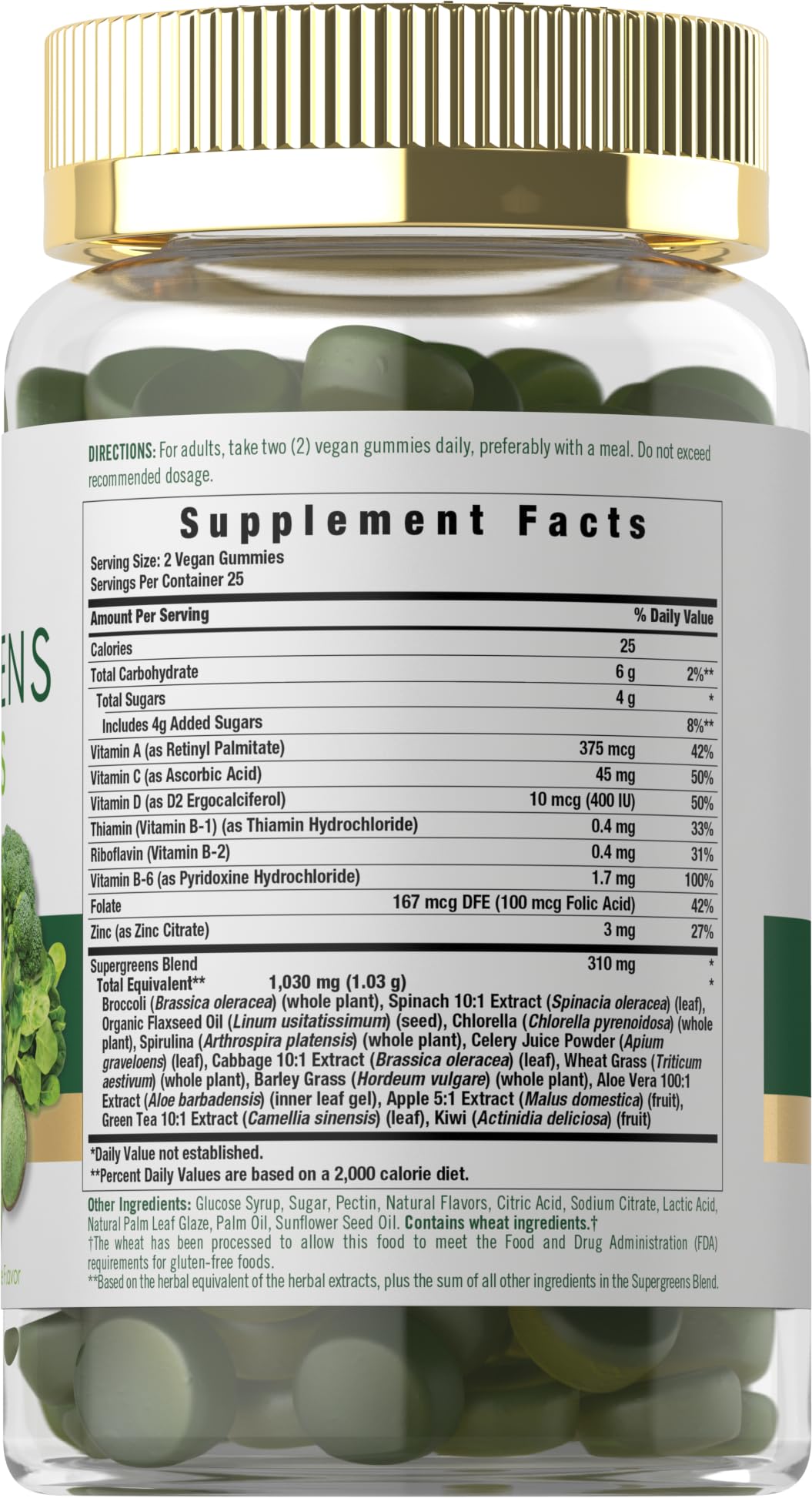 Non-GMO blended vitamin supplements