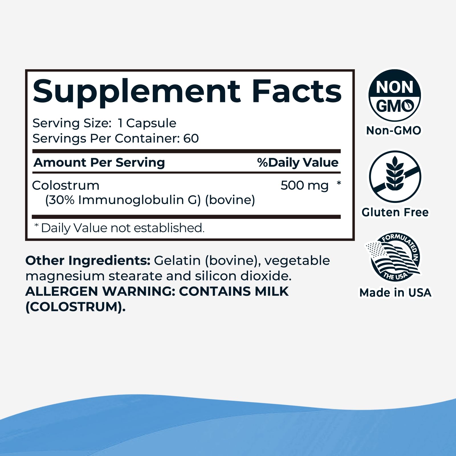 Non-GMO blended vitamin supplements