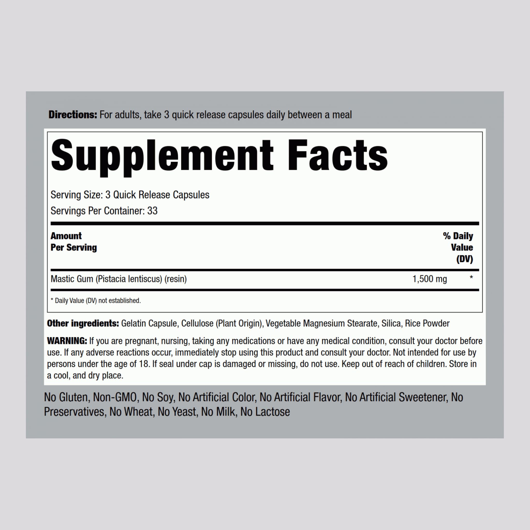 Non-GMO blended vitamin supplements