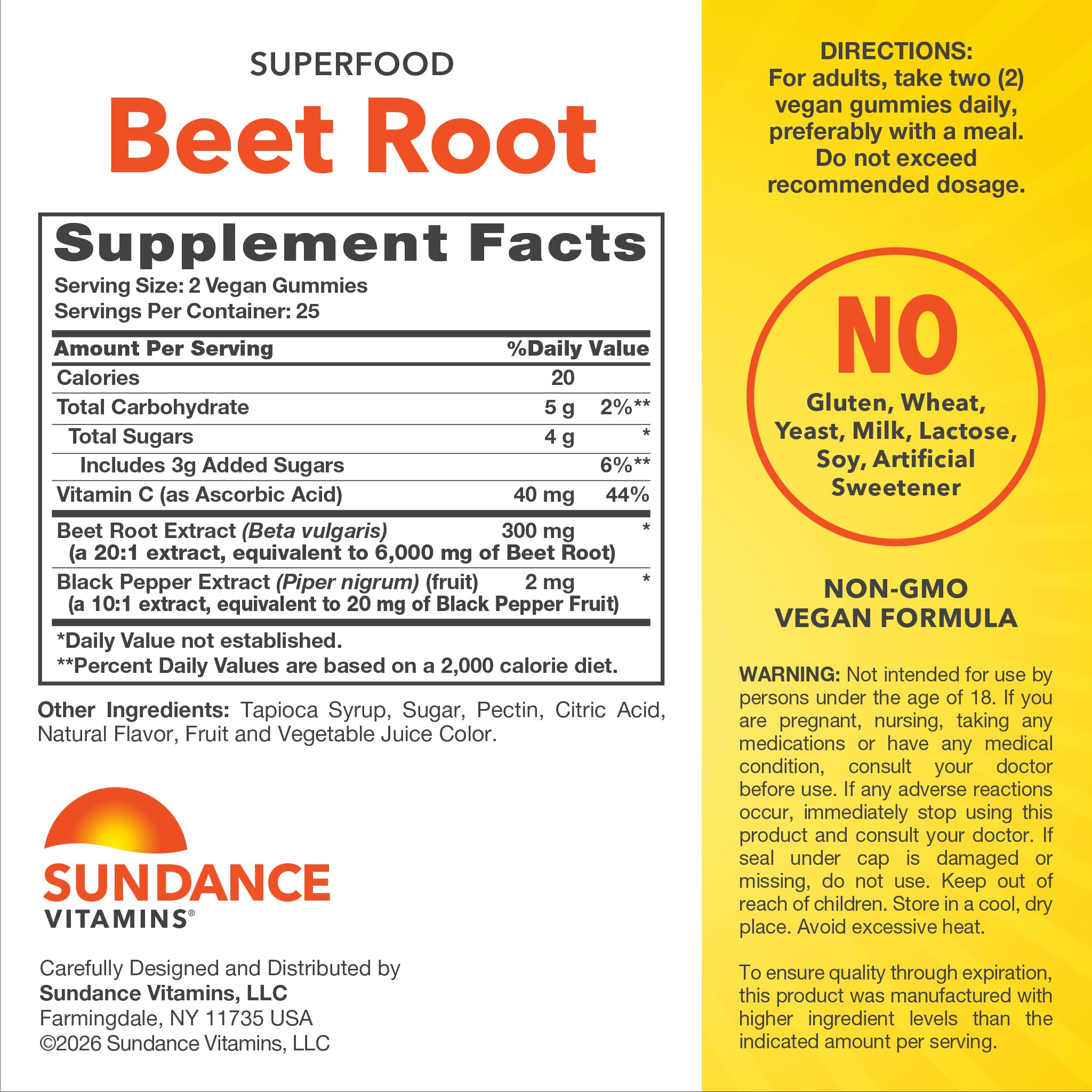 Non-GMO blended vitamin supplements