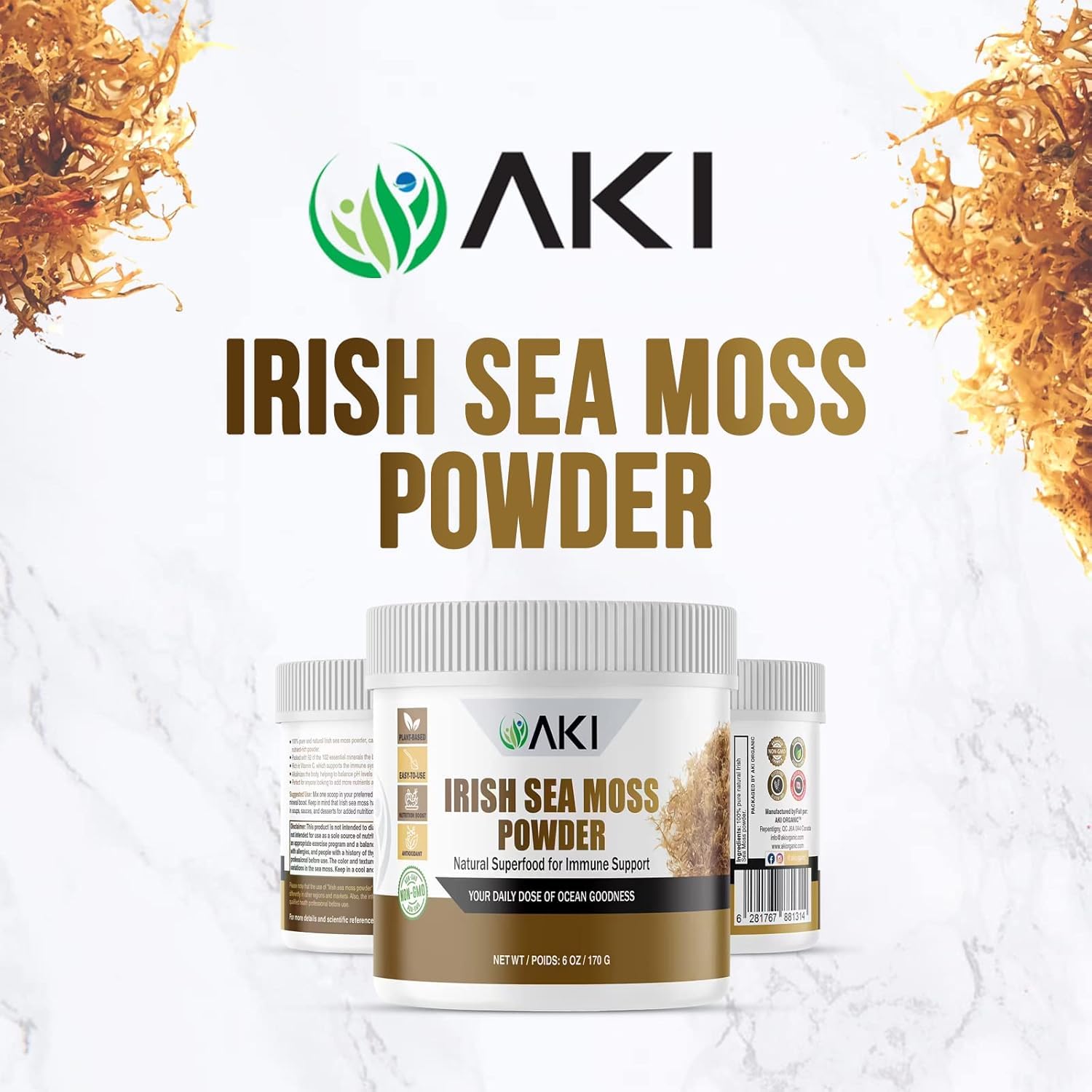 Non-GMO blended vitamin supplements