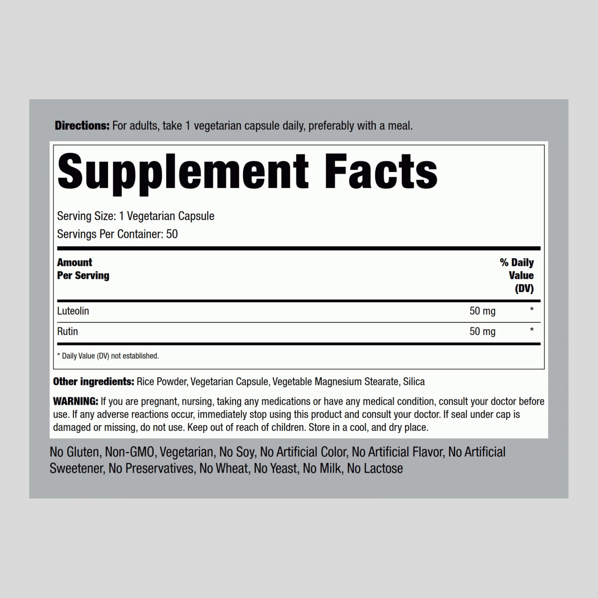 Non-GMO blended vitamin supplements