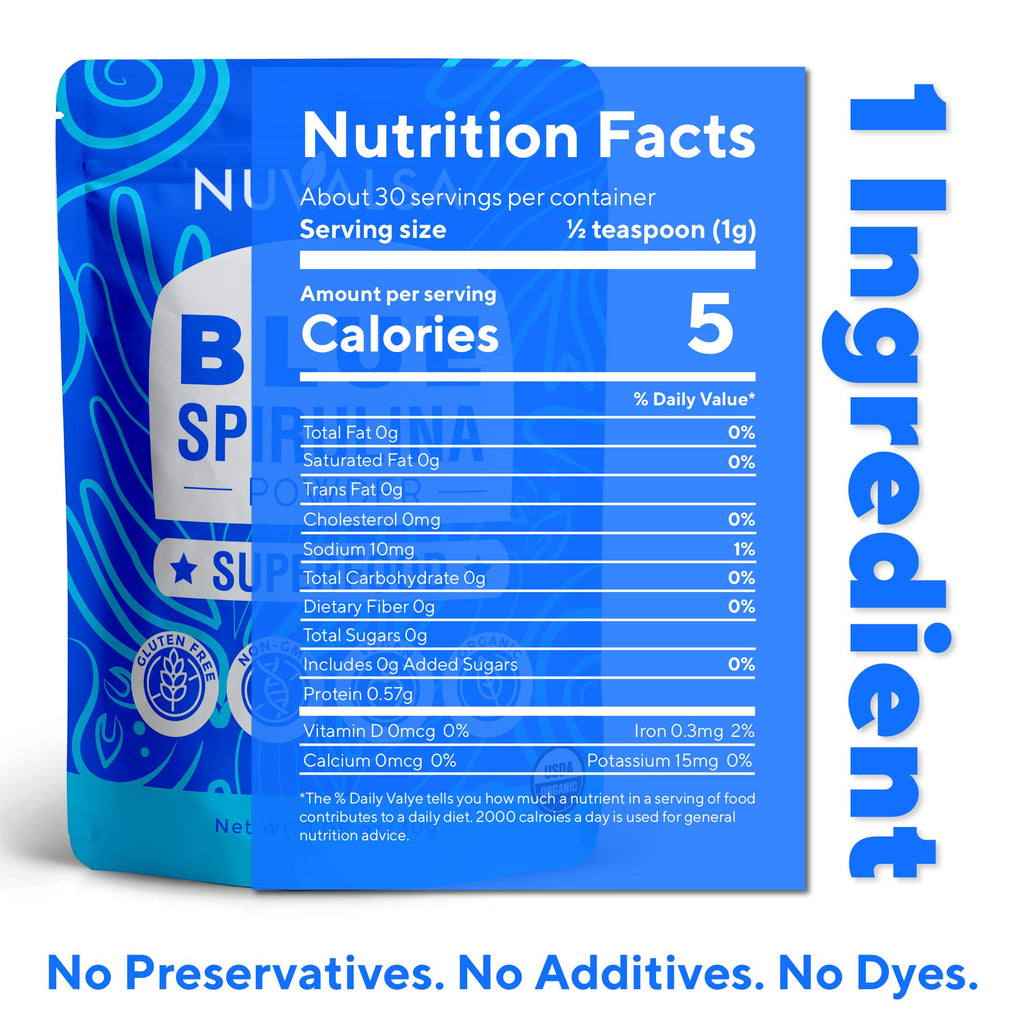 non-GMO blue spirulina health benefits