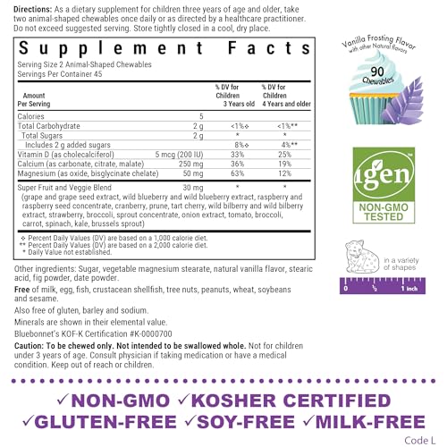 Non-GMO bone health chews