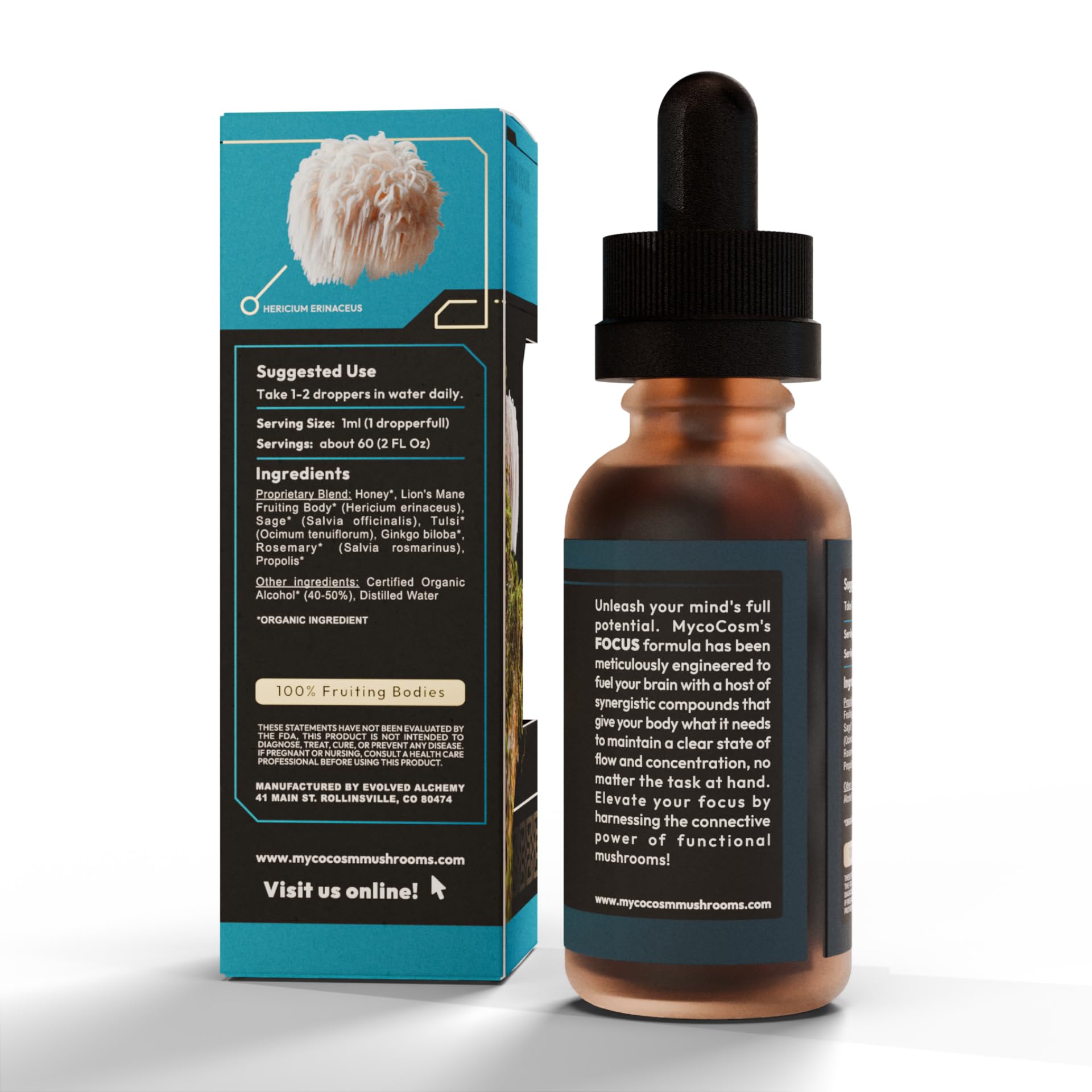 Non-GMO brain health drops