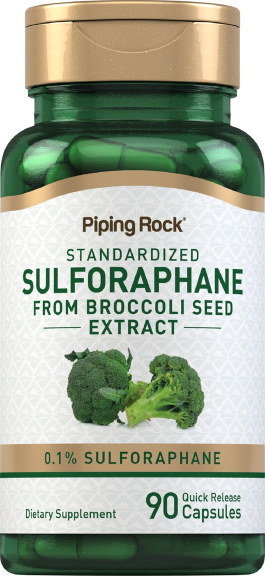 non-GMO broccoli seed extract capsules