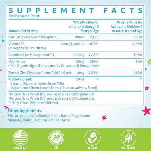 non-GMO calcium chewables for children