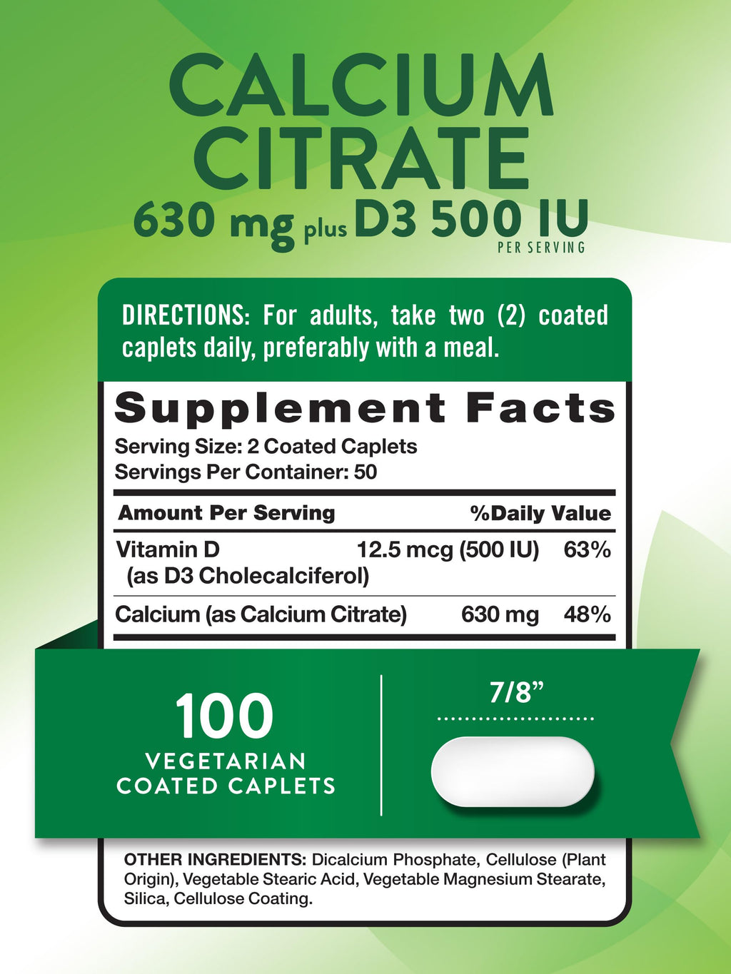 non-GMO calcium citrate for wellness