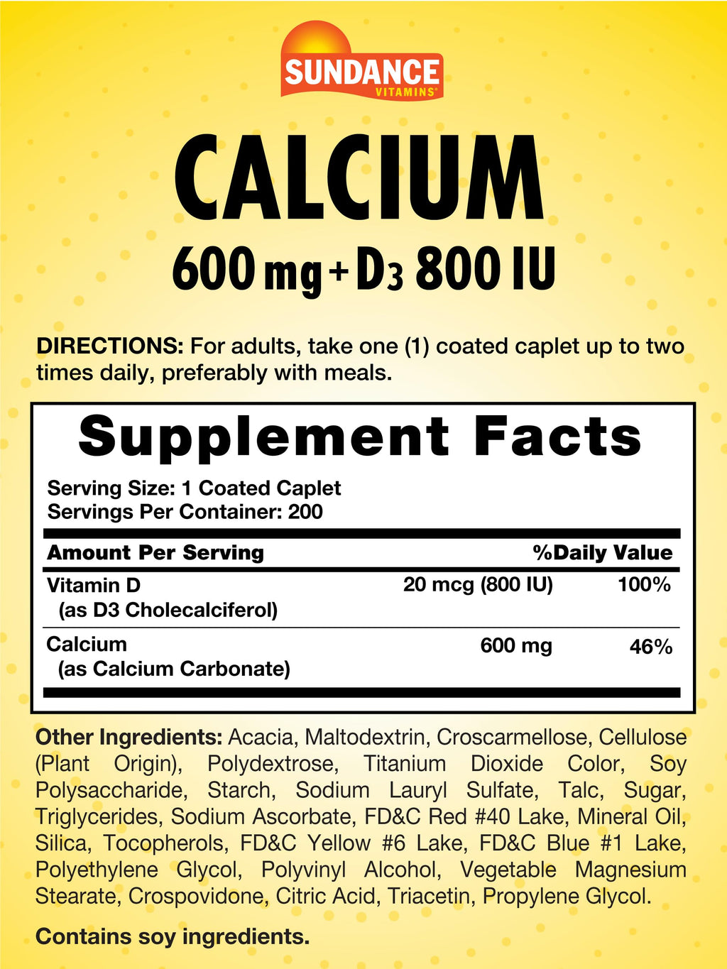 Non-GMO calcium for healthy living