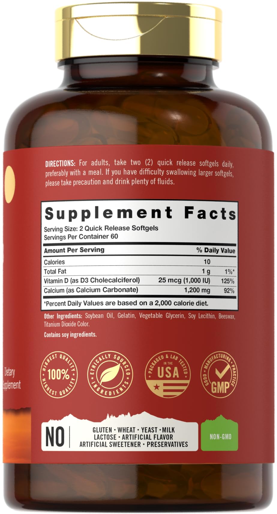 Non-GMO calcium for optimal health