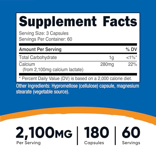 non-GMO calcium lactate for daily use