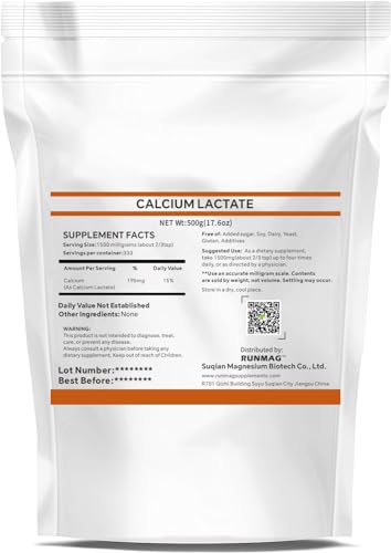 non-GMO calcium lactate for health