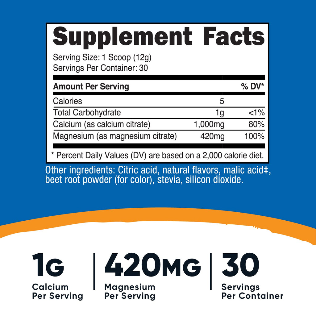 Non-GMO calcium magnesium for bone health