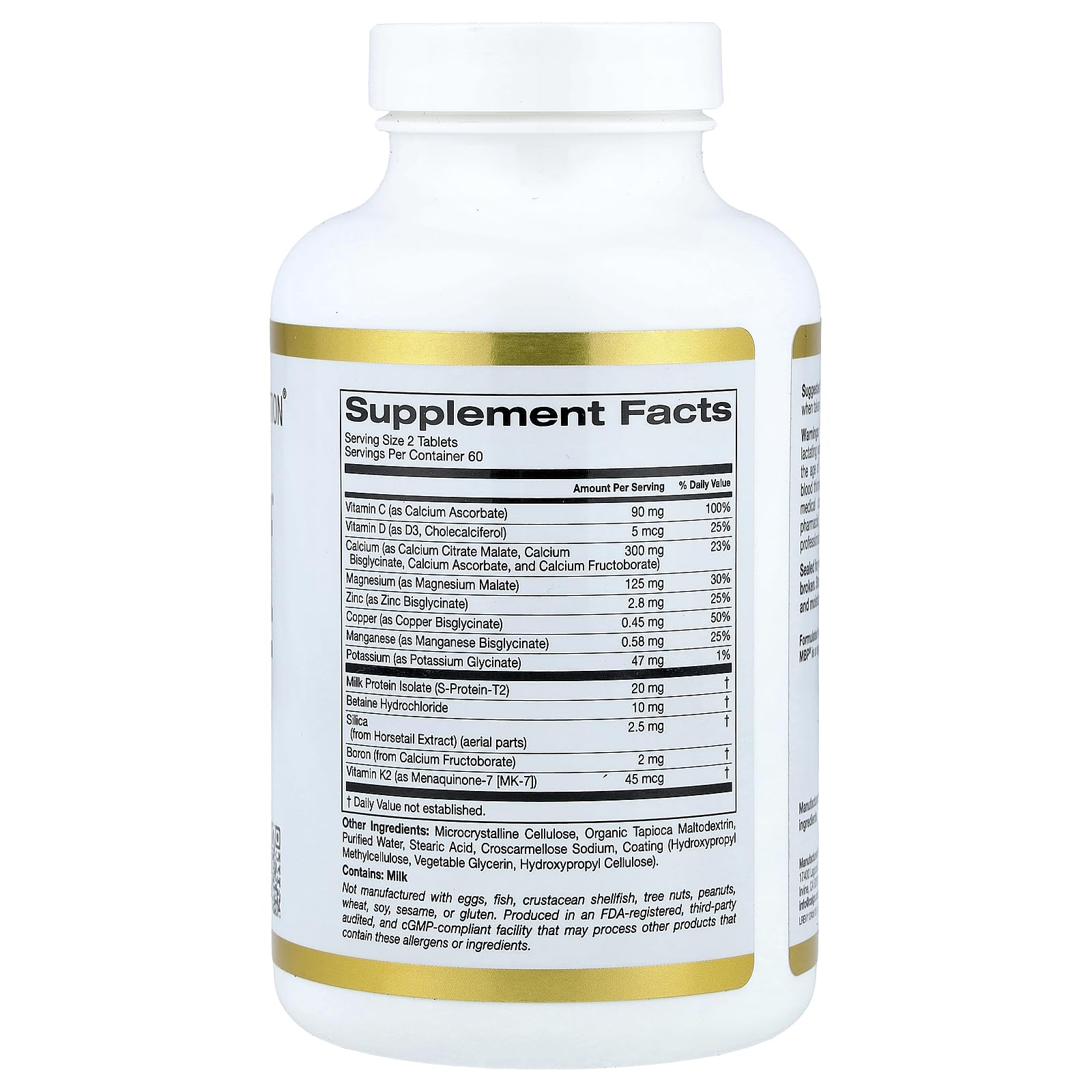 non-GMO calcium supplement benefits