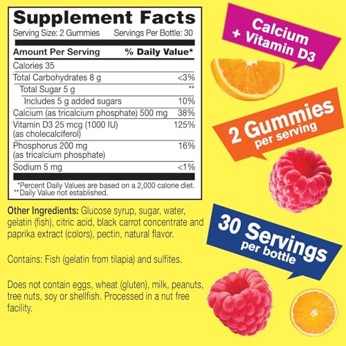 Non-GMO calcium supplement for daily use