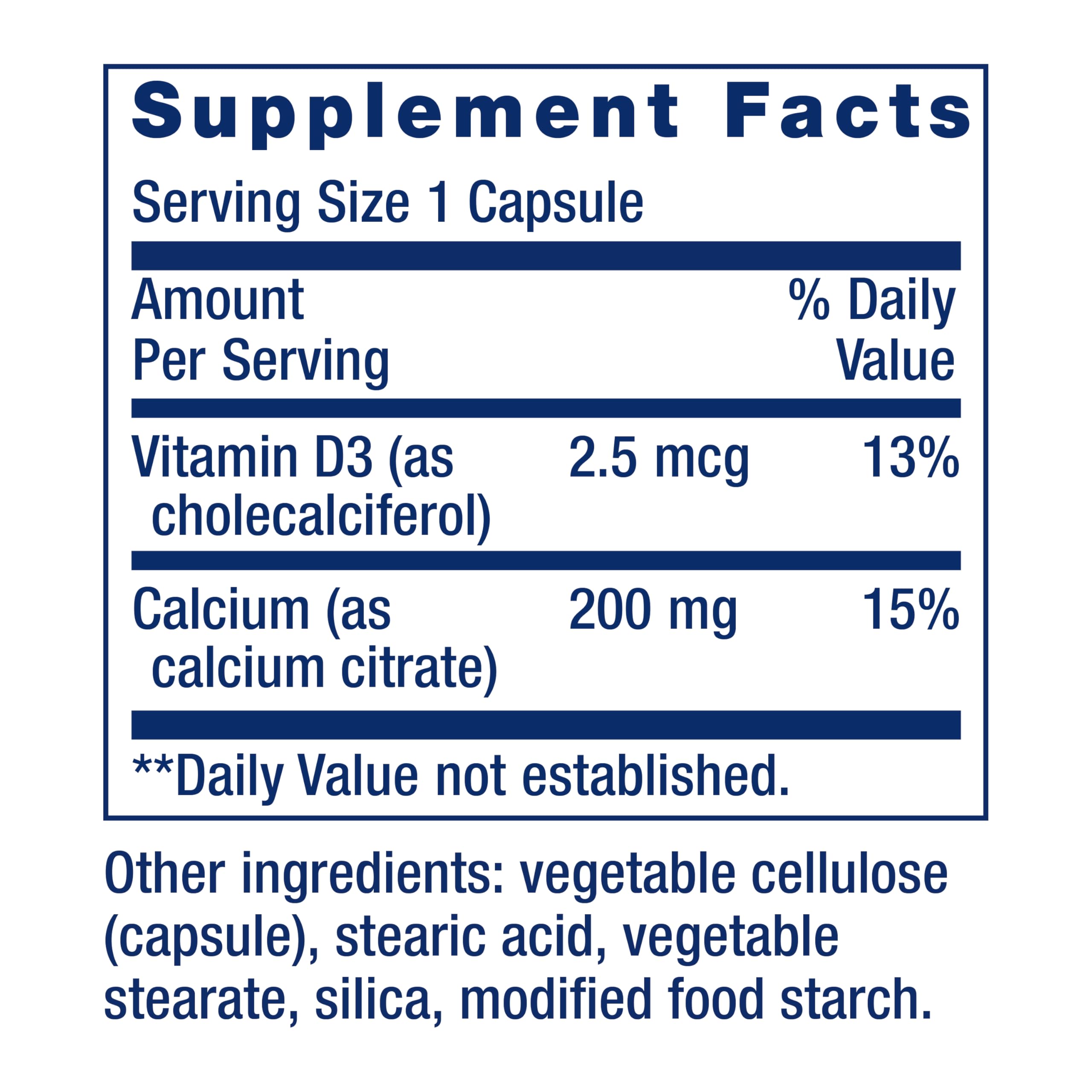 non-GMO calcium supplement