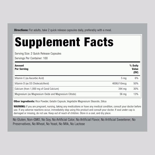 non-GMO calcium with vitamin D