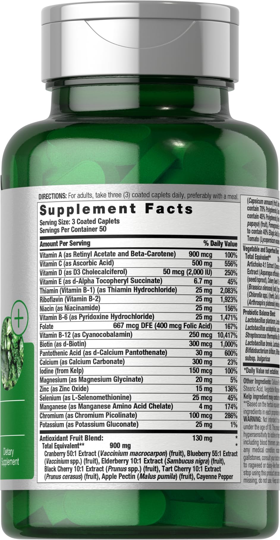 non-GMO caplets for wellness