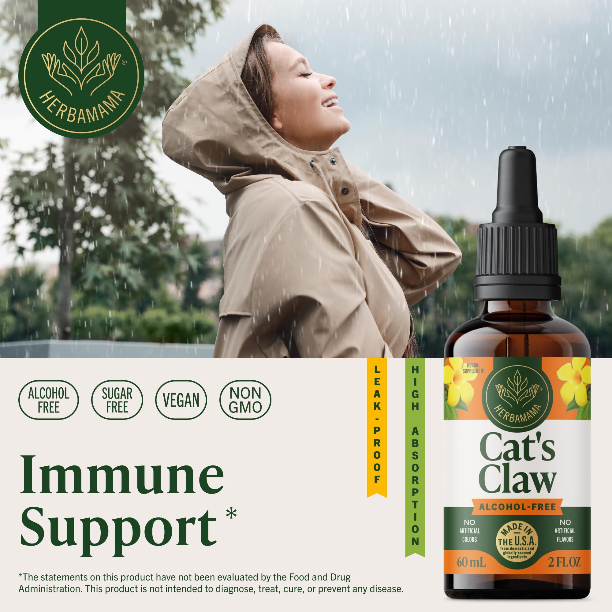 non-GMO Cat's Claw tincture benefits