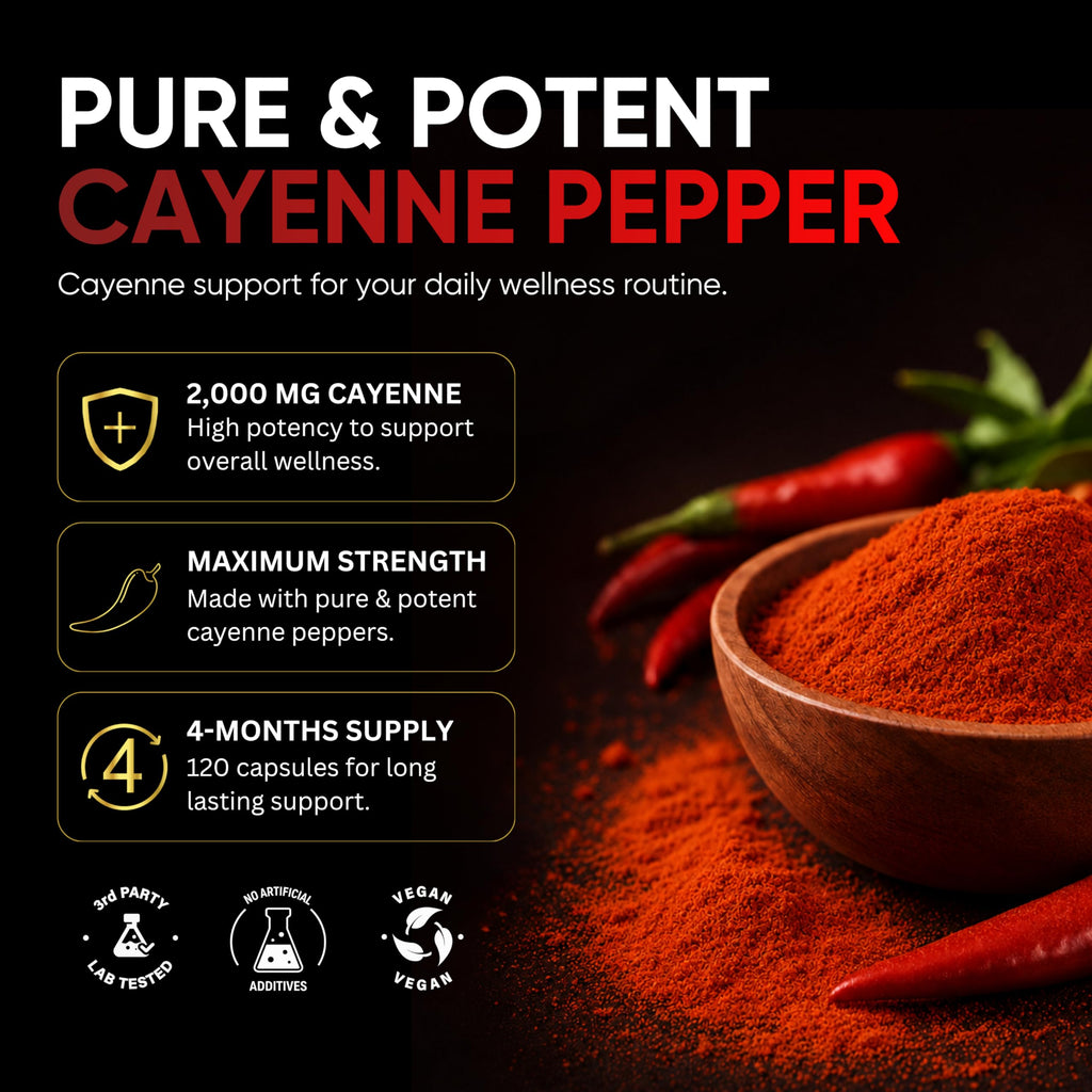 non-GMO cayenne capsules for wellness