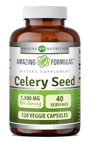 Non-GMO celery seed supplement capsules