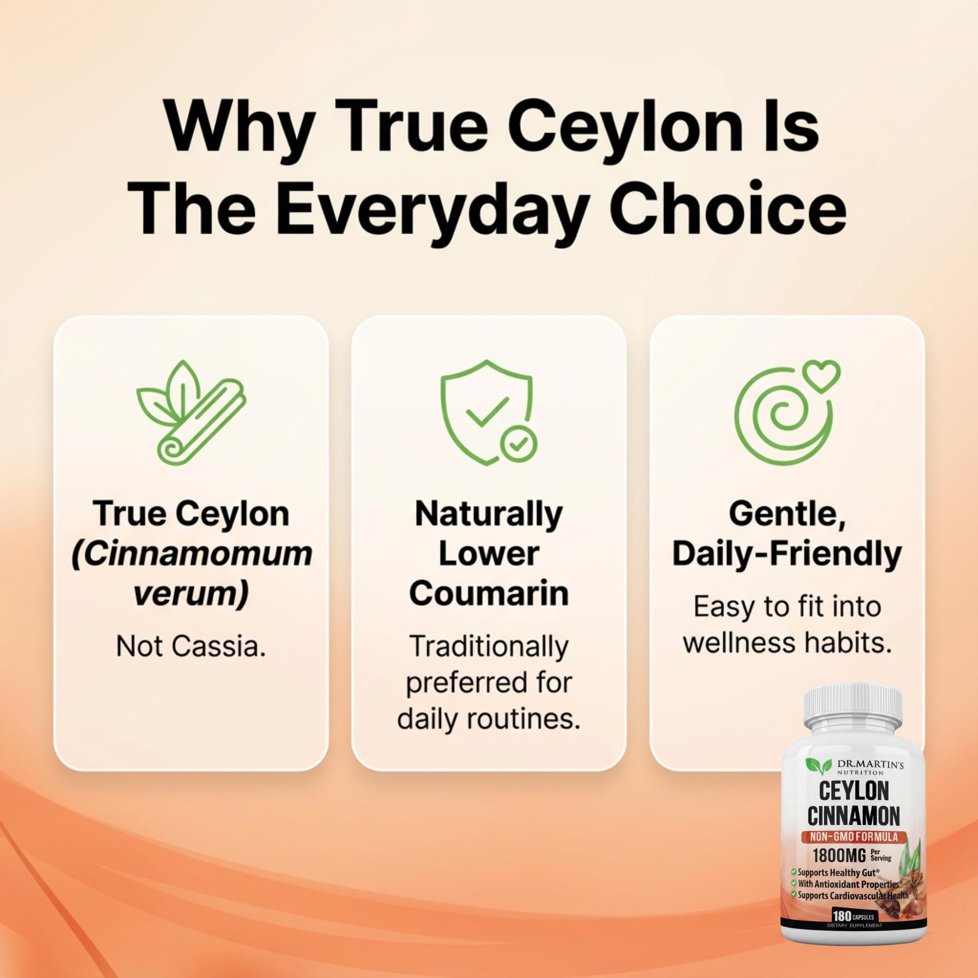 non-GMO ceylon cinnamon for wellness