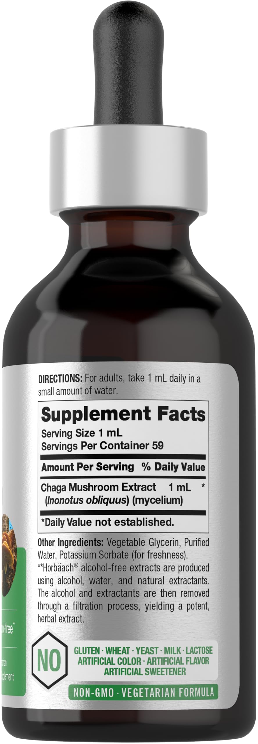 non-GMO Chaga mushroom liquid extract