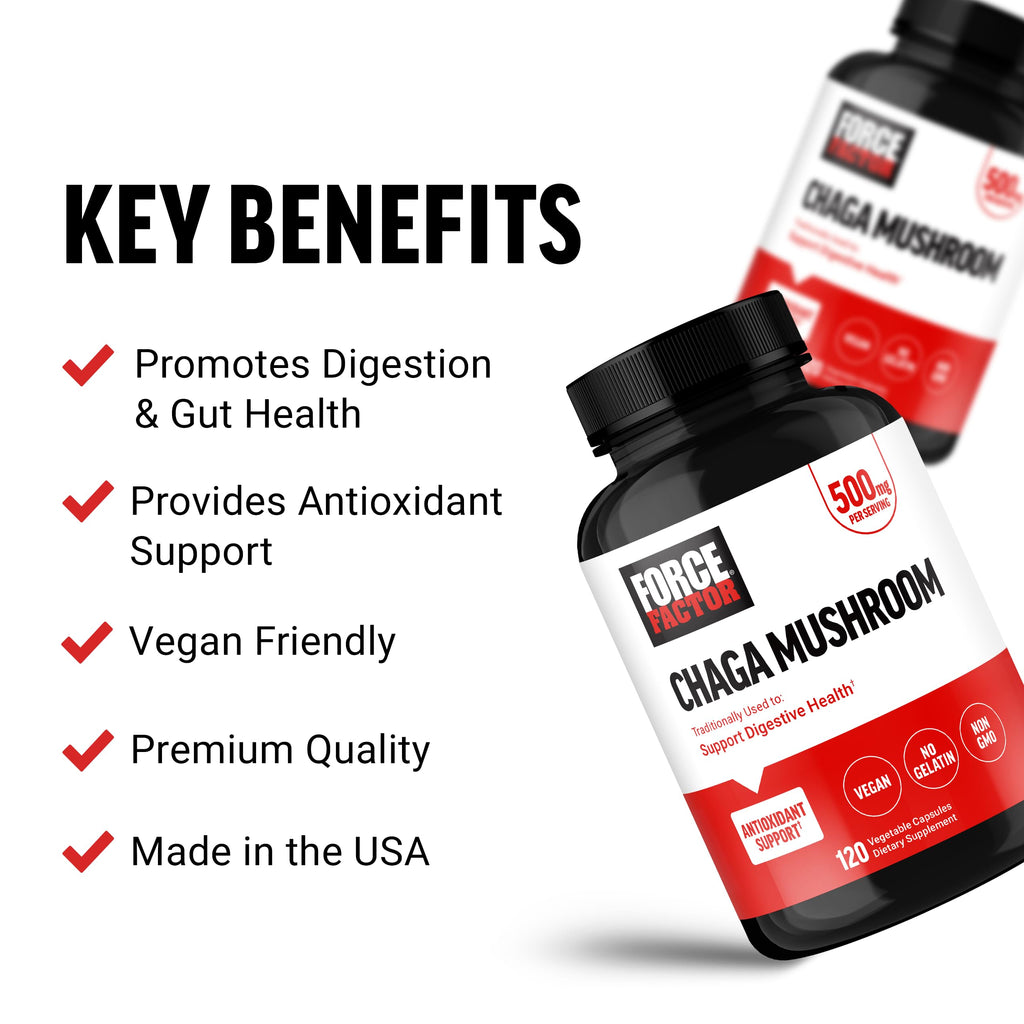 Non-GMO chaga mushrooms for wellness
