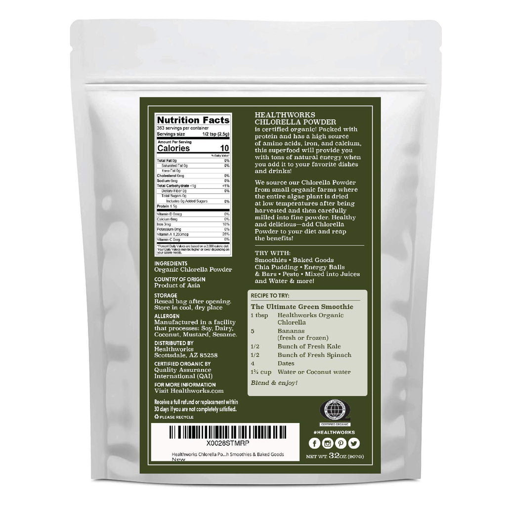 non-GMO chlorella for detoxification