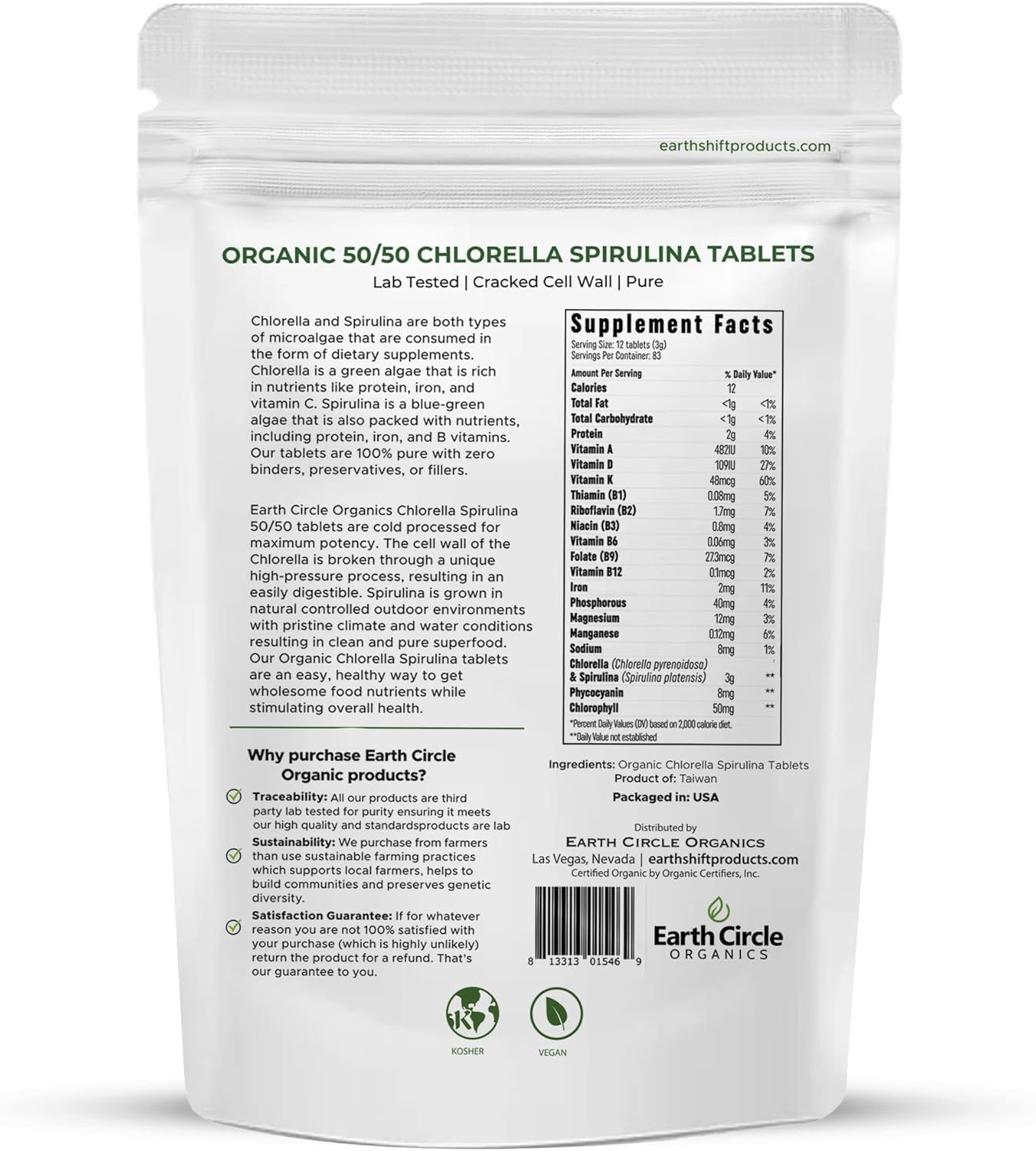 non-GMO chlorella for health