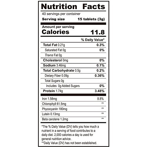 non-GMO chlorella tablets for health