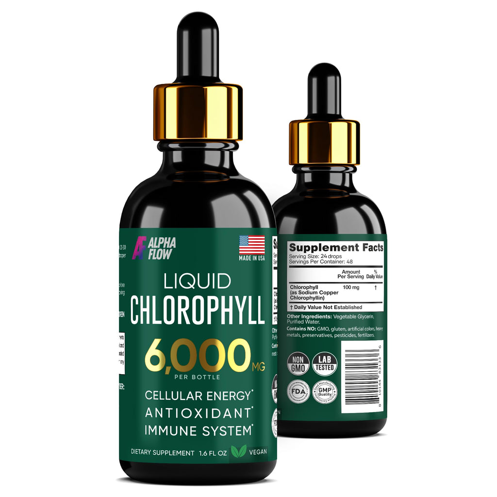 Non-GMO chlorophyll drops for detox