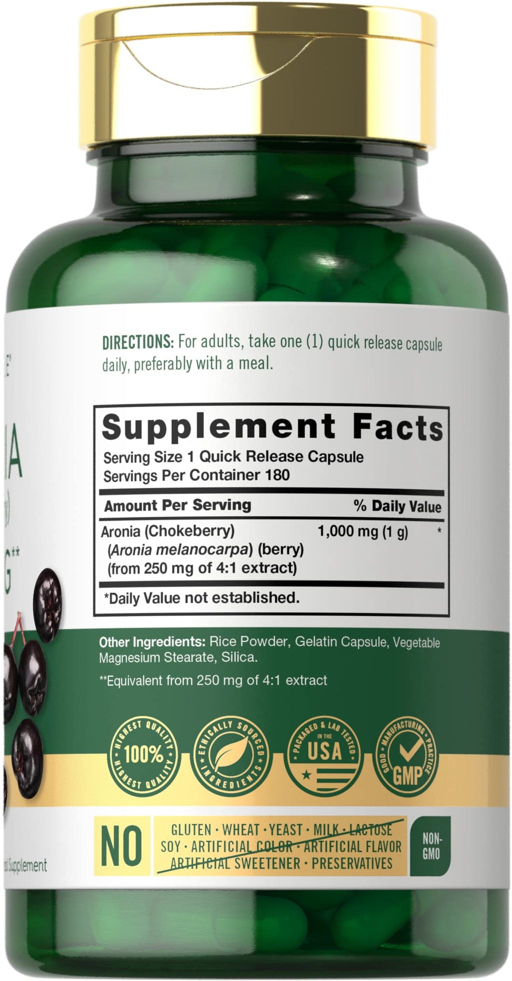 Non-GMO chokeberry extract benefits