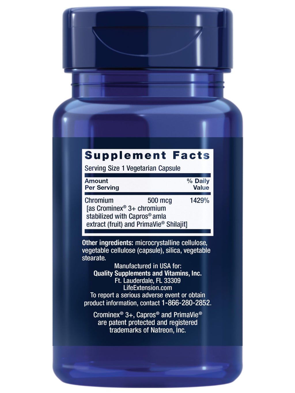 non-GMO chromium for blood sugar balance