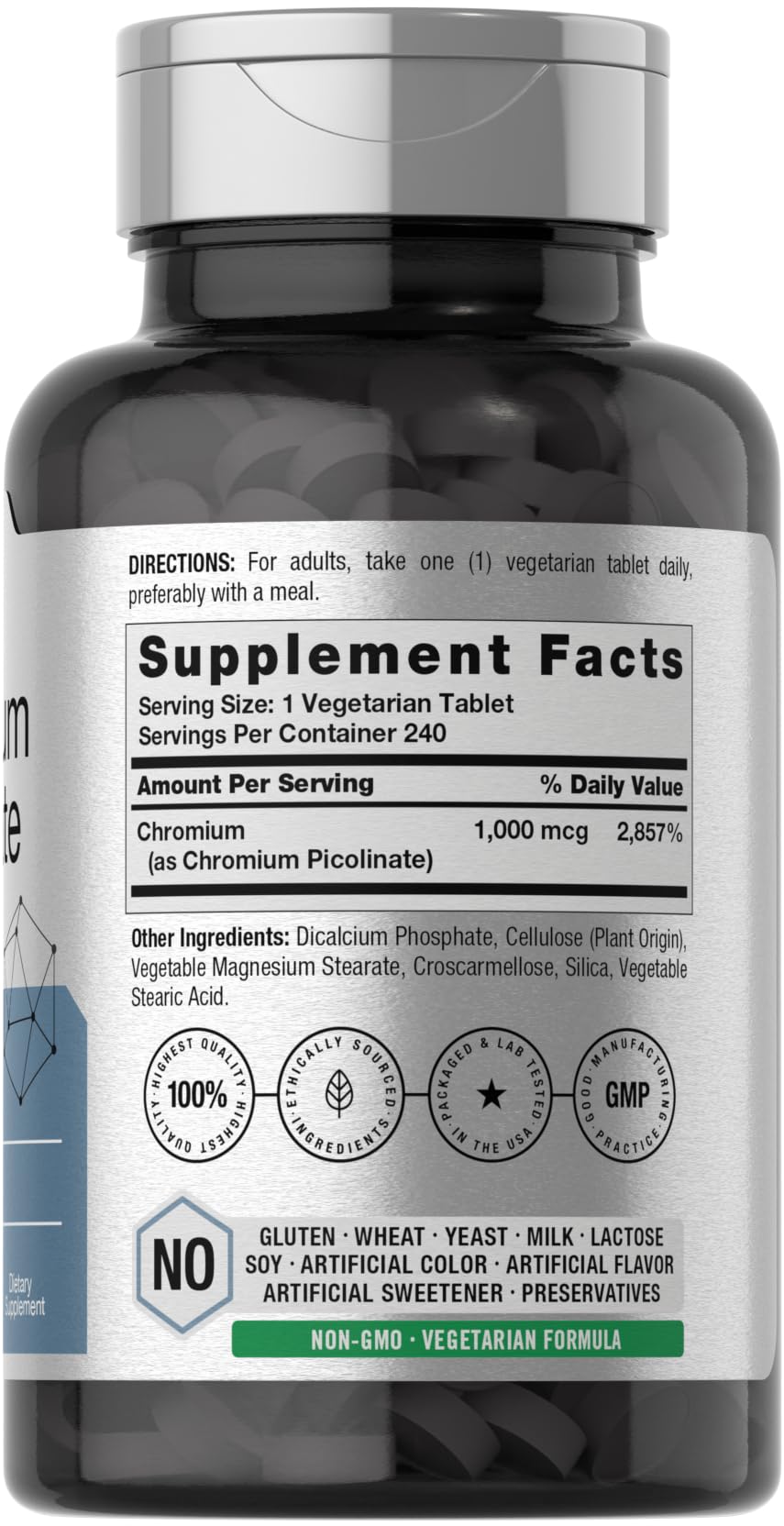 non-GMO chromium picolinate for wellness