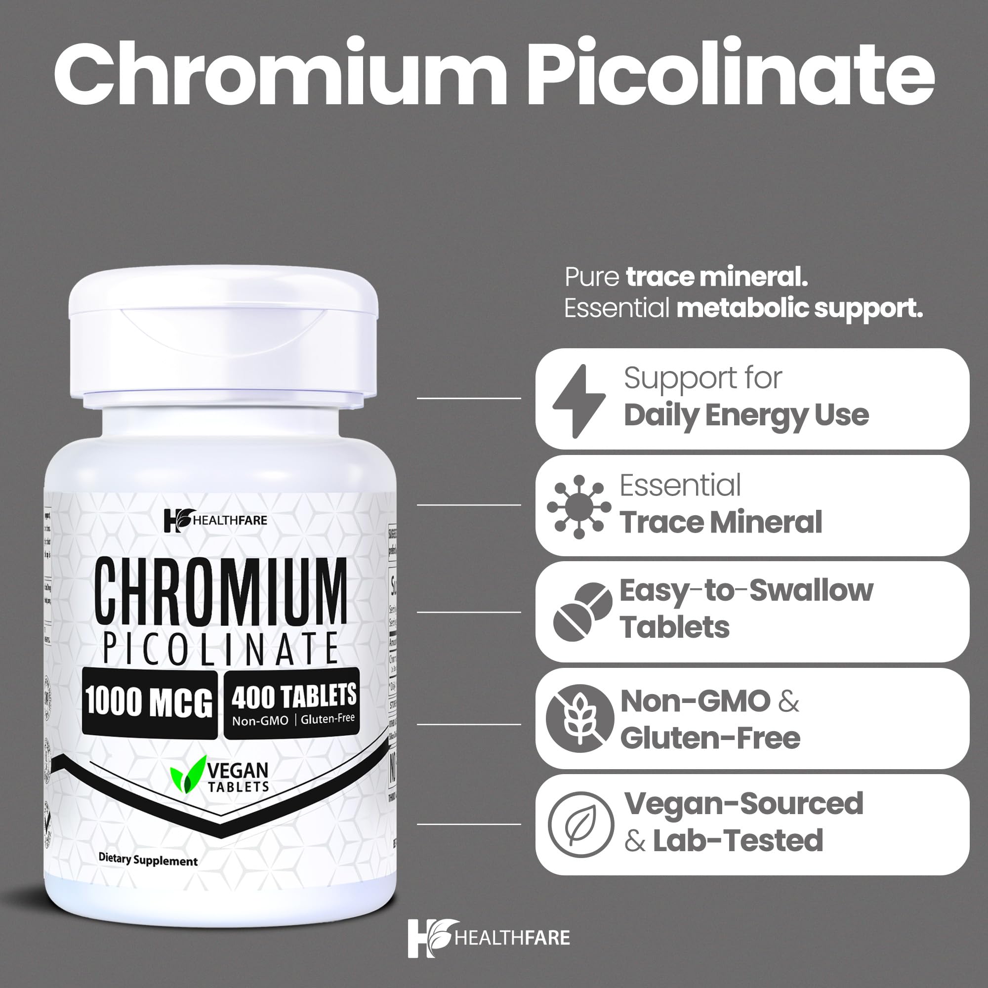 non-GMO chromium picolinate tablets