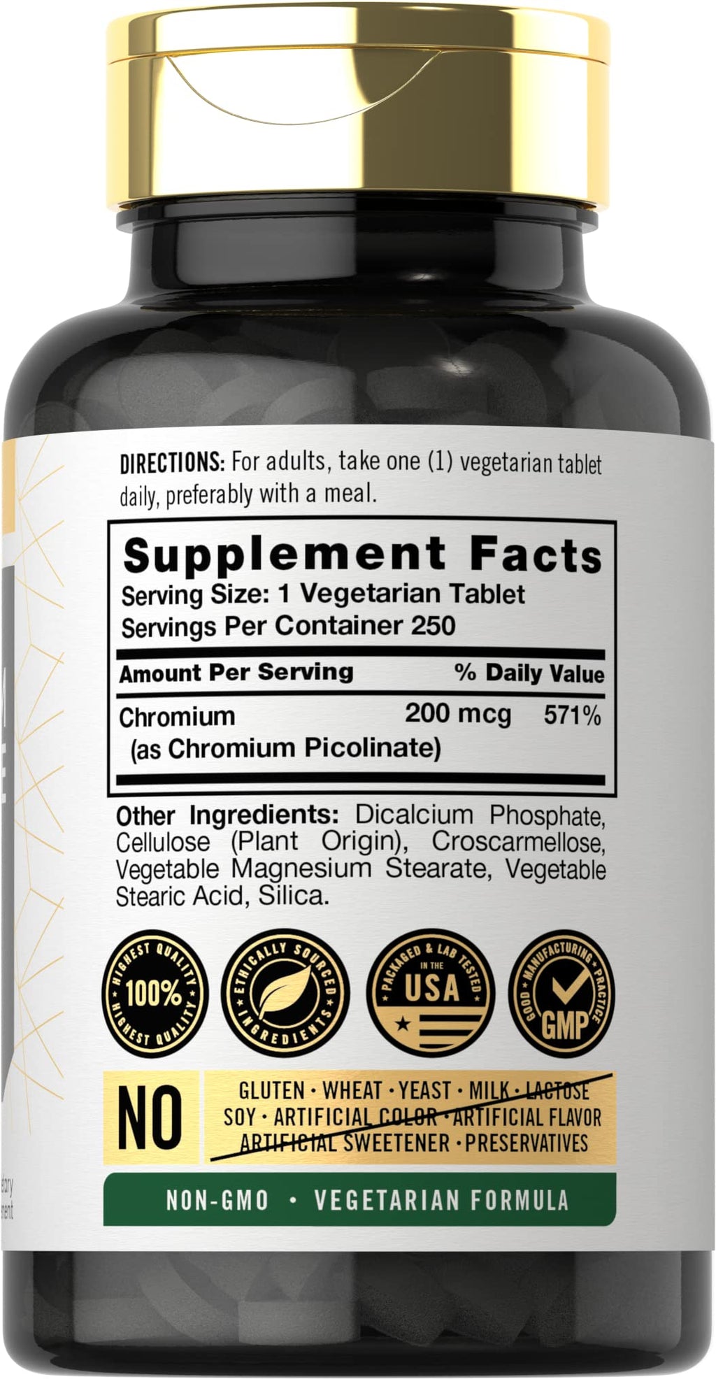 Non-GMO chromium picolinate