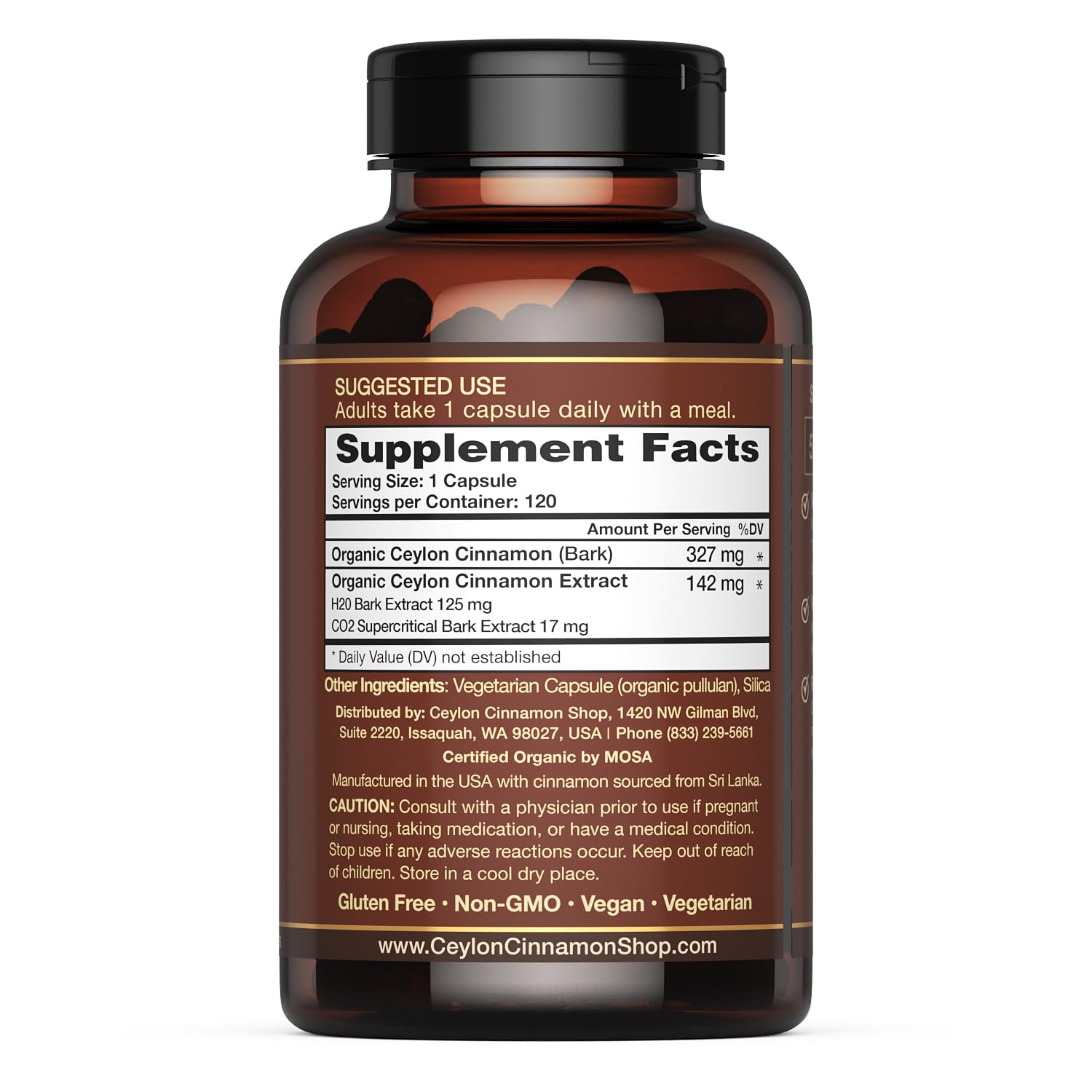 Non-GMO cinnamon capsules Canada