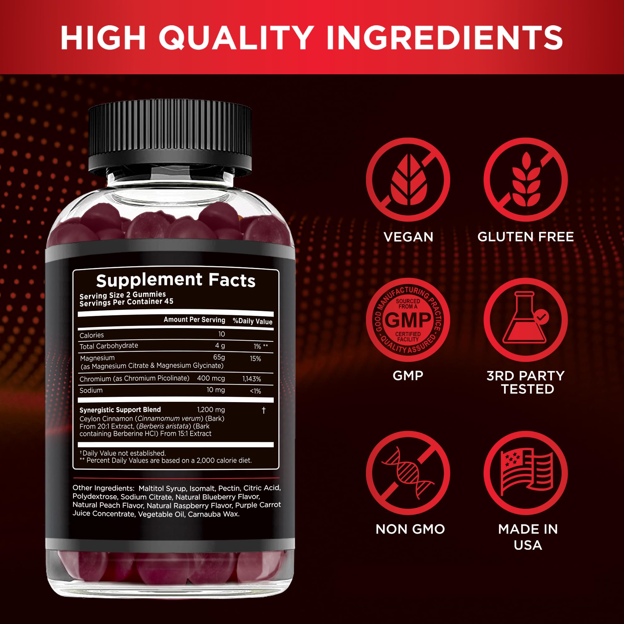 non-GMO cinnamon gummies for energy