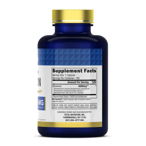 Non-GMO cinnamon supplement for wellness