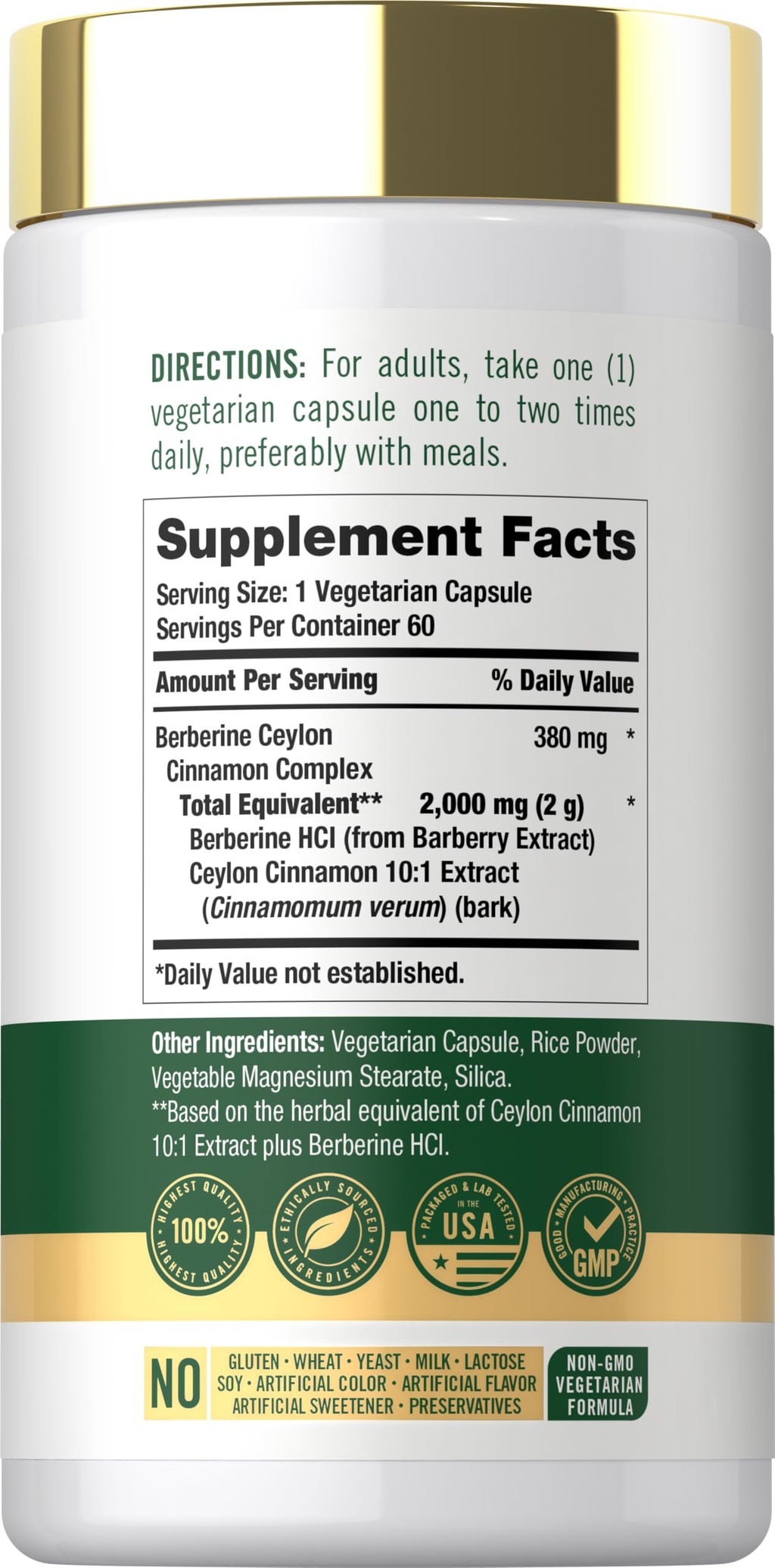 Non-GMO cinnamon supplements Canada