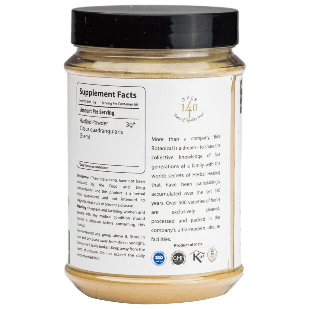 non-GMO cissus quadrangularis benefits