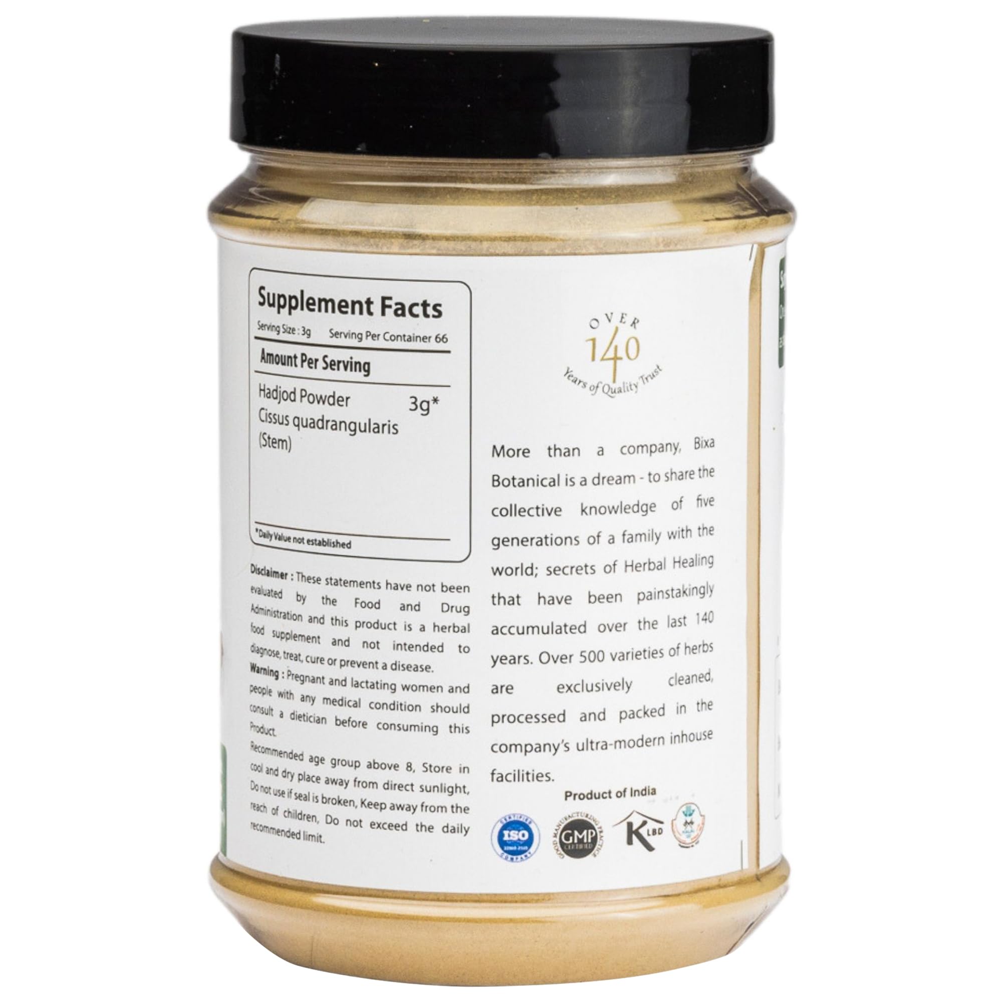 non-GMO cissus quadrangularis benefits