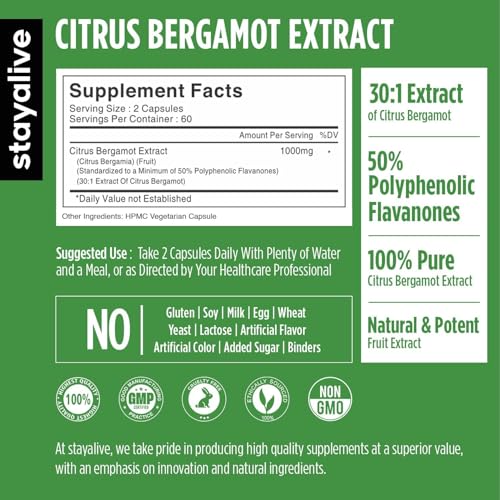 Non-GMO Citrus Bergamot capsules
