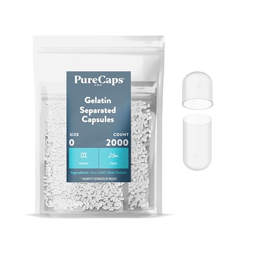 non-GMO clear gelatin capsules