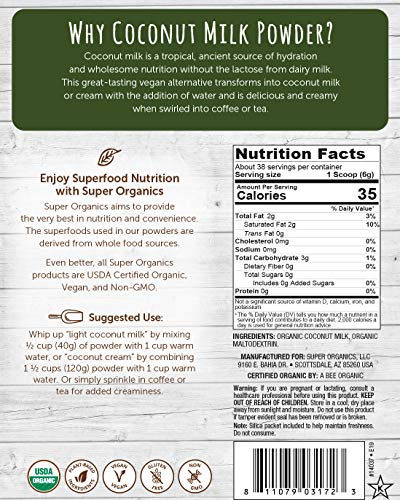 non-GMO coconut milk for smoothies