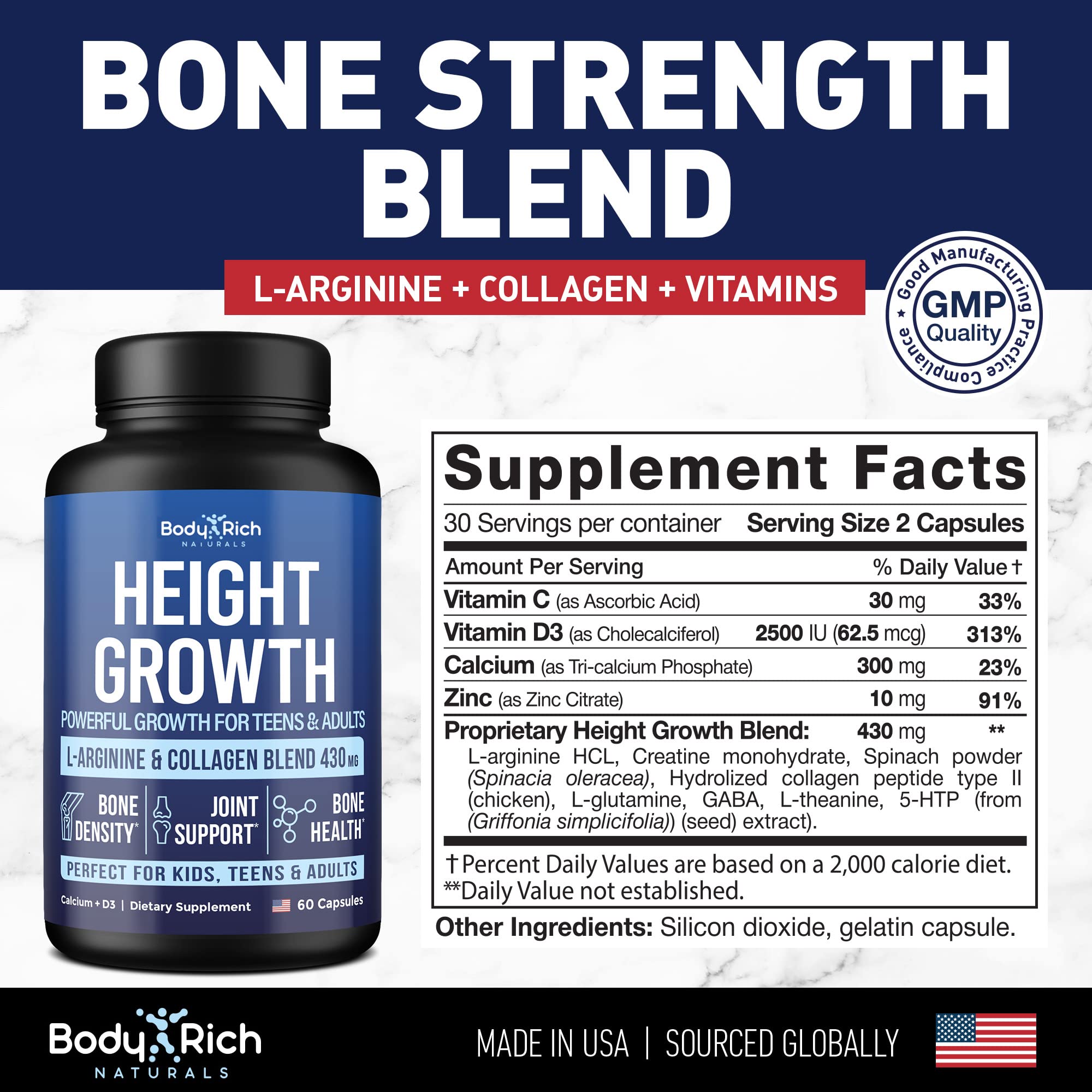 Non-GMO collagen for healthy growth